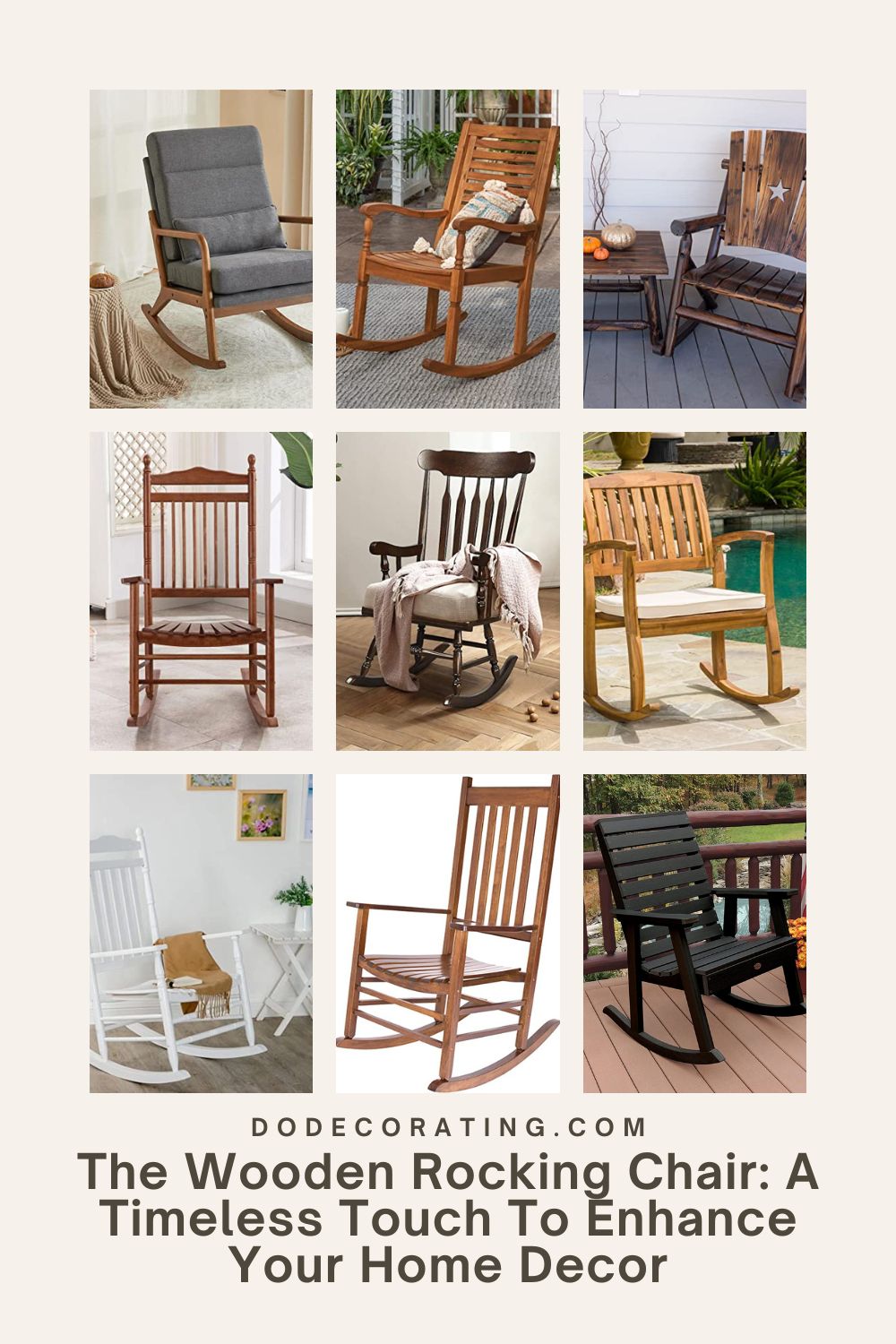The Wooden Rocking Chair: A Timeless Touch To Enhance Your Home Decor