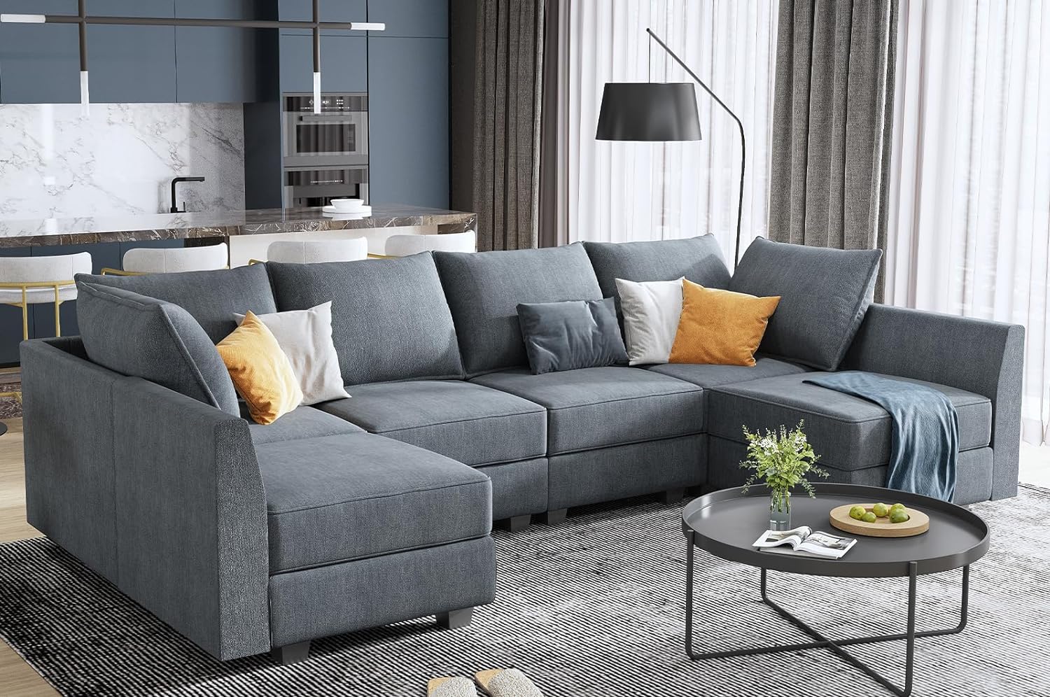 Reversible Modular Sectional Sofa Review - Comfortable and Versatile