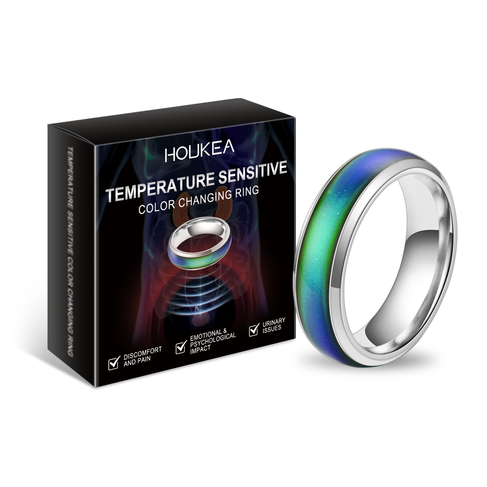 Temperature Sensitive Color Changing Ring Do Decorating